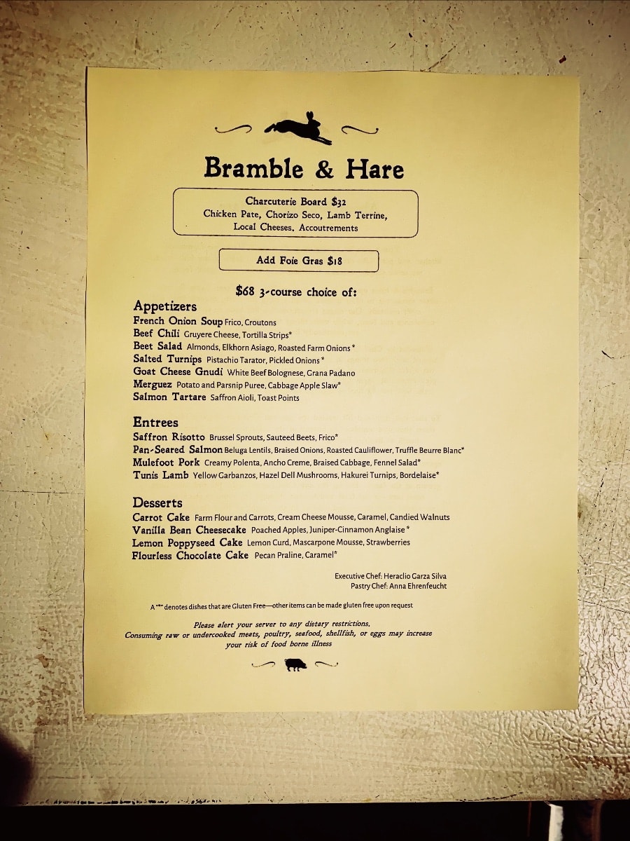 Complement Winter With Blanquette and Bramble - Blackcat Restaurant | Farm to Table Boulder